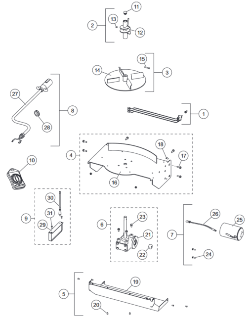 Low Profile 300W 91600 – Drive Components Diagram – Serial Numbers ...