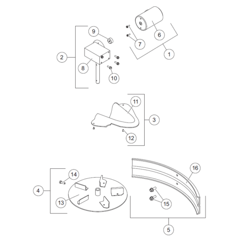 Pro-Flo 900 – 91850/91850-1 – Spinner, Chute & Deflector Components ...